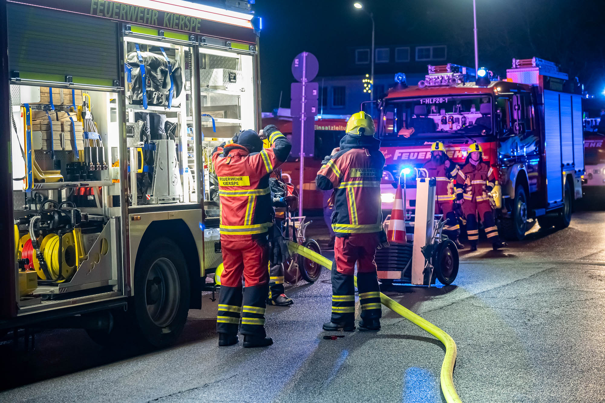Kiersper Wehr löscht Brand in Ruine - Mein Kierspe