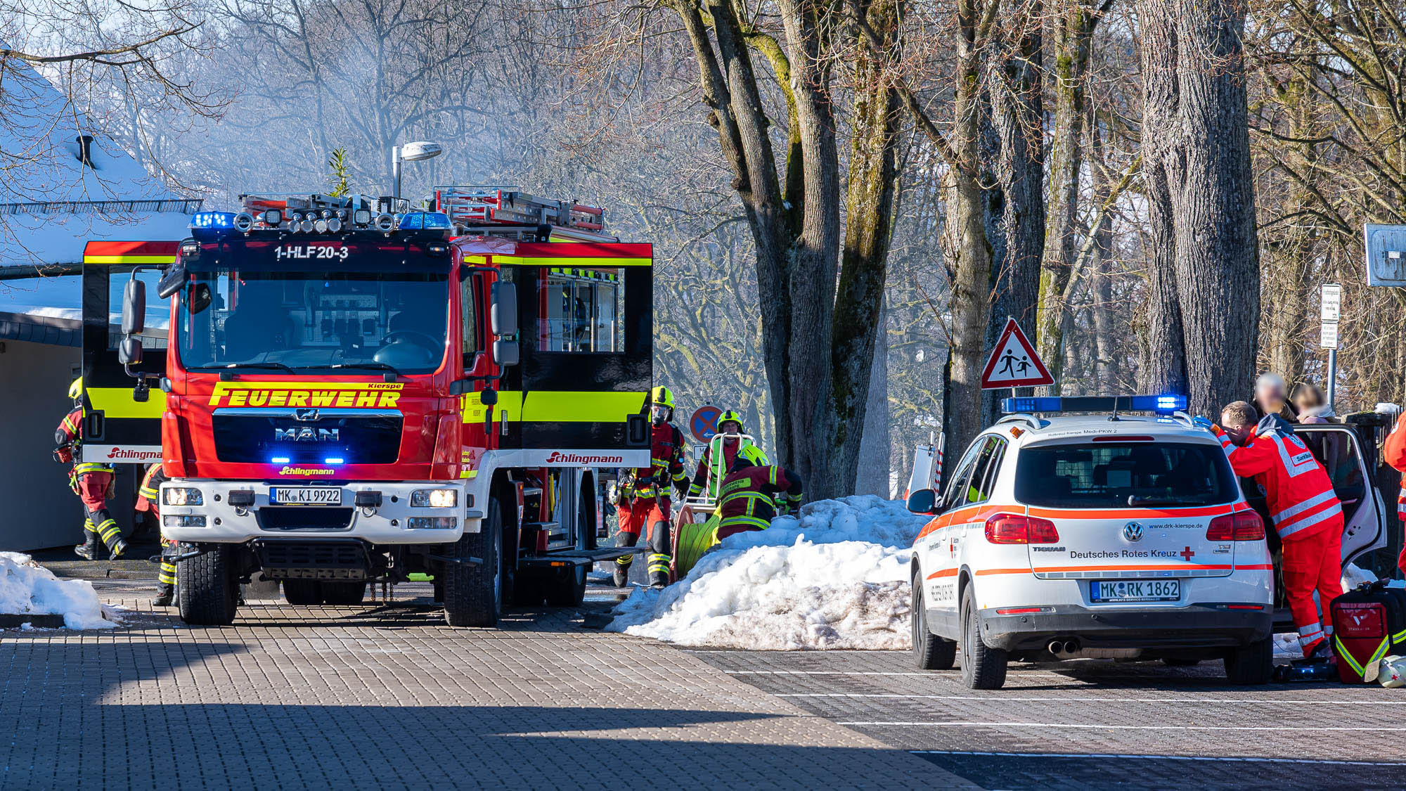 Mann bei Feuer in Wohnhaus verletzt - Mein Kierspe
